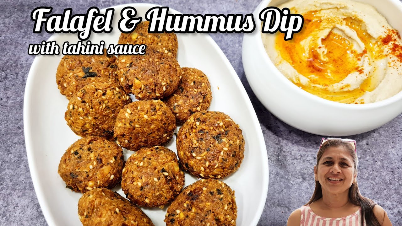 Falafel and Hummus with Tahini paste recipe | Homemade Falafel and ...