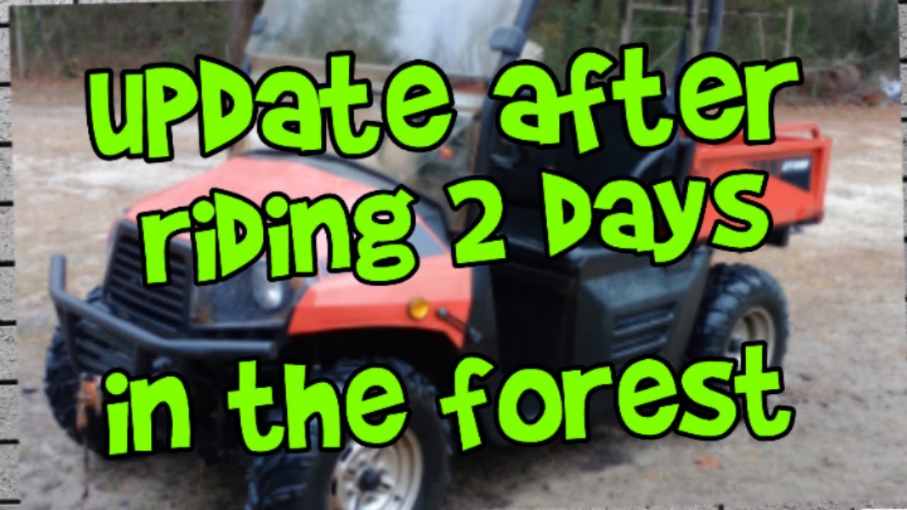 An update on my Coleman UT400 after riding 2 days in the forest. - YouTube