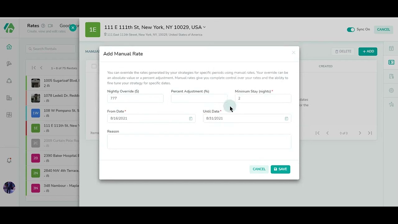 How to Create a New Manual Rate - YouTube