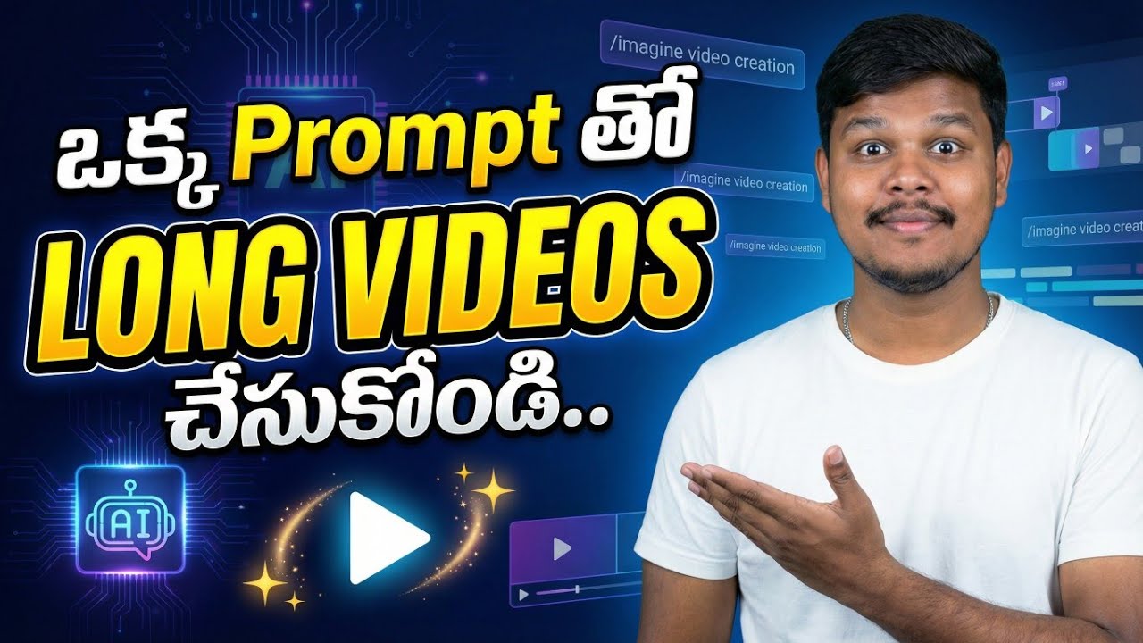 Create Long Videos with Just One Prompt 😱 | FREE AI Tools | AI Long ...