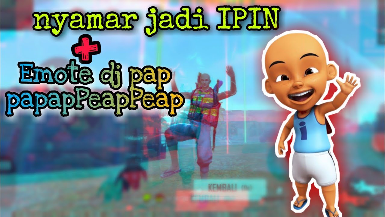 NYAMAR JADI IPIN PAKE BOTAK SAITAMA + JOGED DJ PAP PAPAPEAP PEAP🤣😅 ...