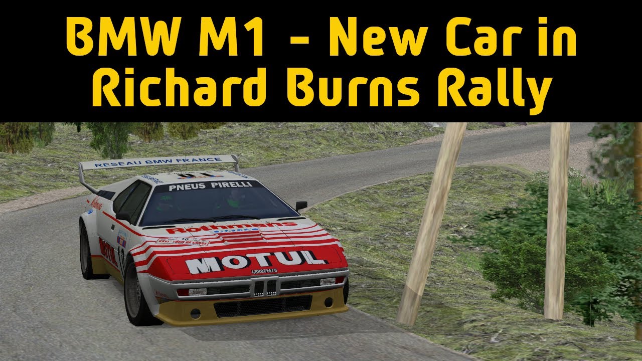 BMW M1 - New Car in Richard Burns Rally - YouTube