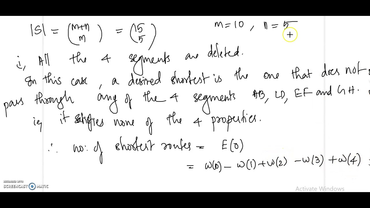 Combinatorics Lecture 46 Mspart 1 Youtube 9148