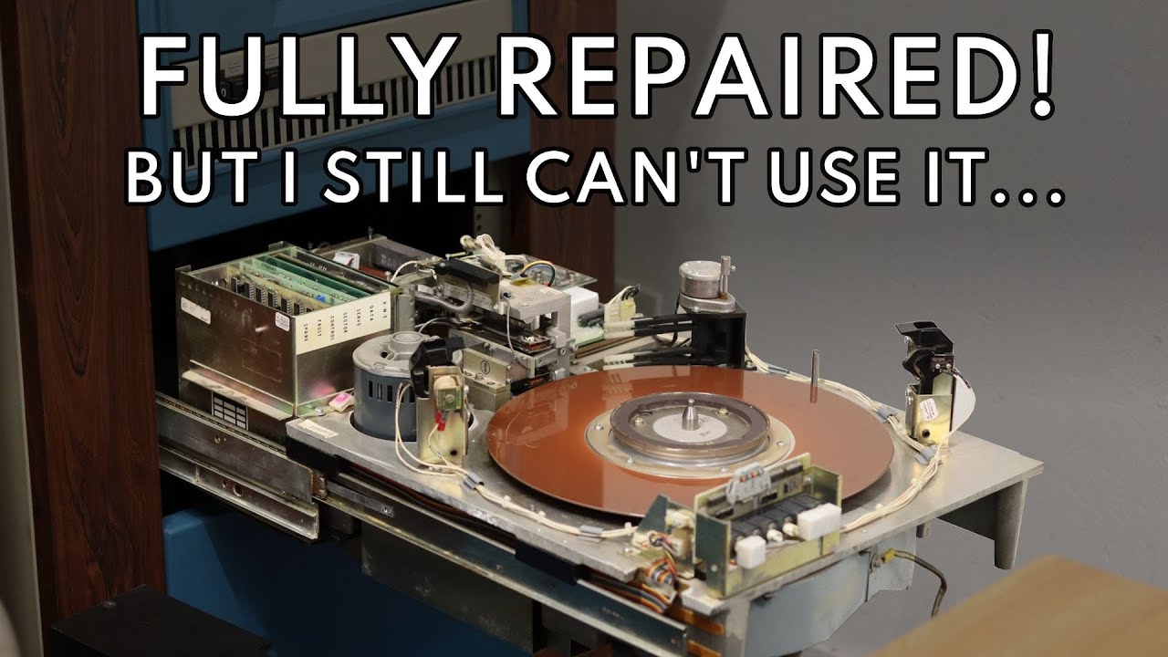 I Repaired This 1970’s Hard Drive, but I Still Can’t Use It - YouTube