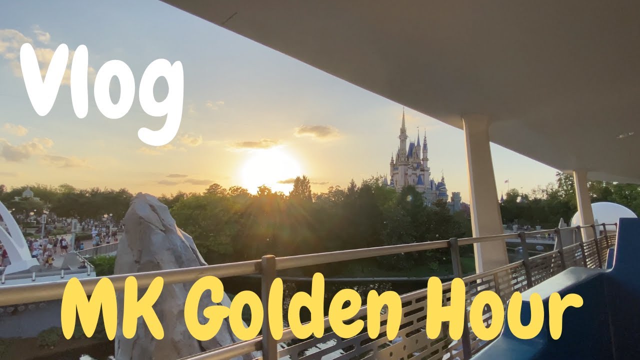 Magic Kingdom at Golden Hour - Vlog - YouTube