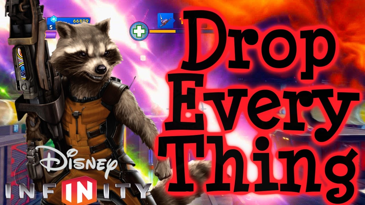 Disney Infinity 2.0 Rocket Raccoon HD Gameplay - Drop Everything By ...