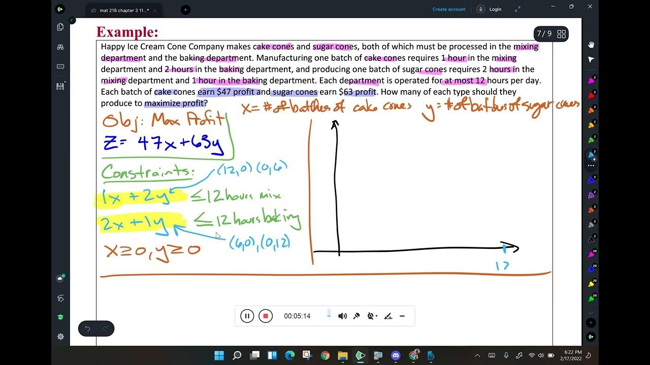 mat 218 s 3 3 applications of linear programming part 1 - YouTube