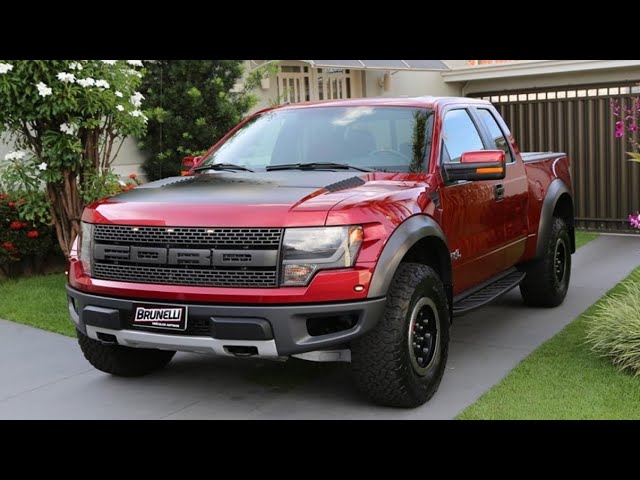Ford F150 Raptor Levantado Vermelho