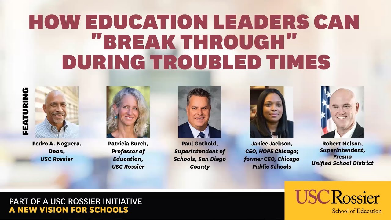 How Education Leaders Can "Break Through" During Troubled Times - YouTube
