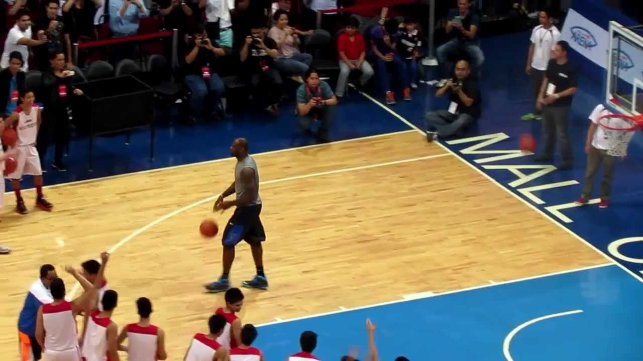 LEBRON JAMES spin move, between the legs, over the board DUNK - YouTube