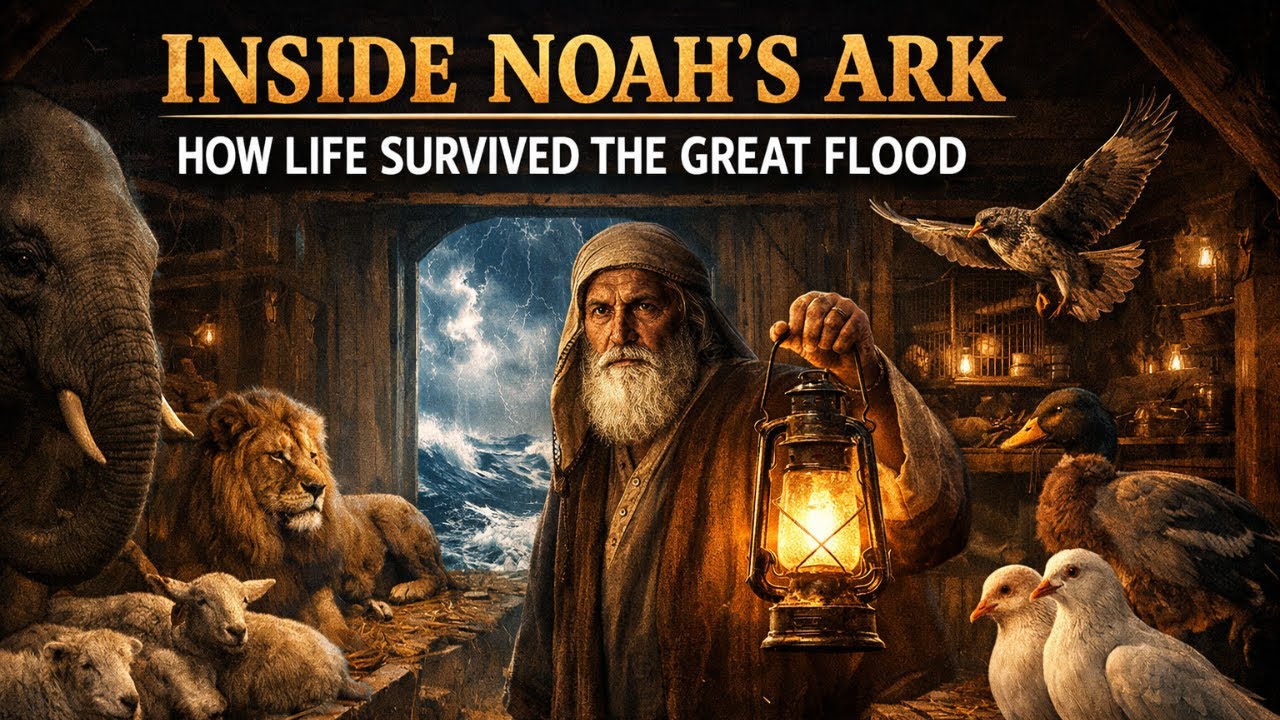 How Noah Ran a Giant Zoo on the Ark During the Great Flood | Bible ...