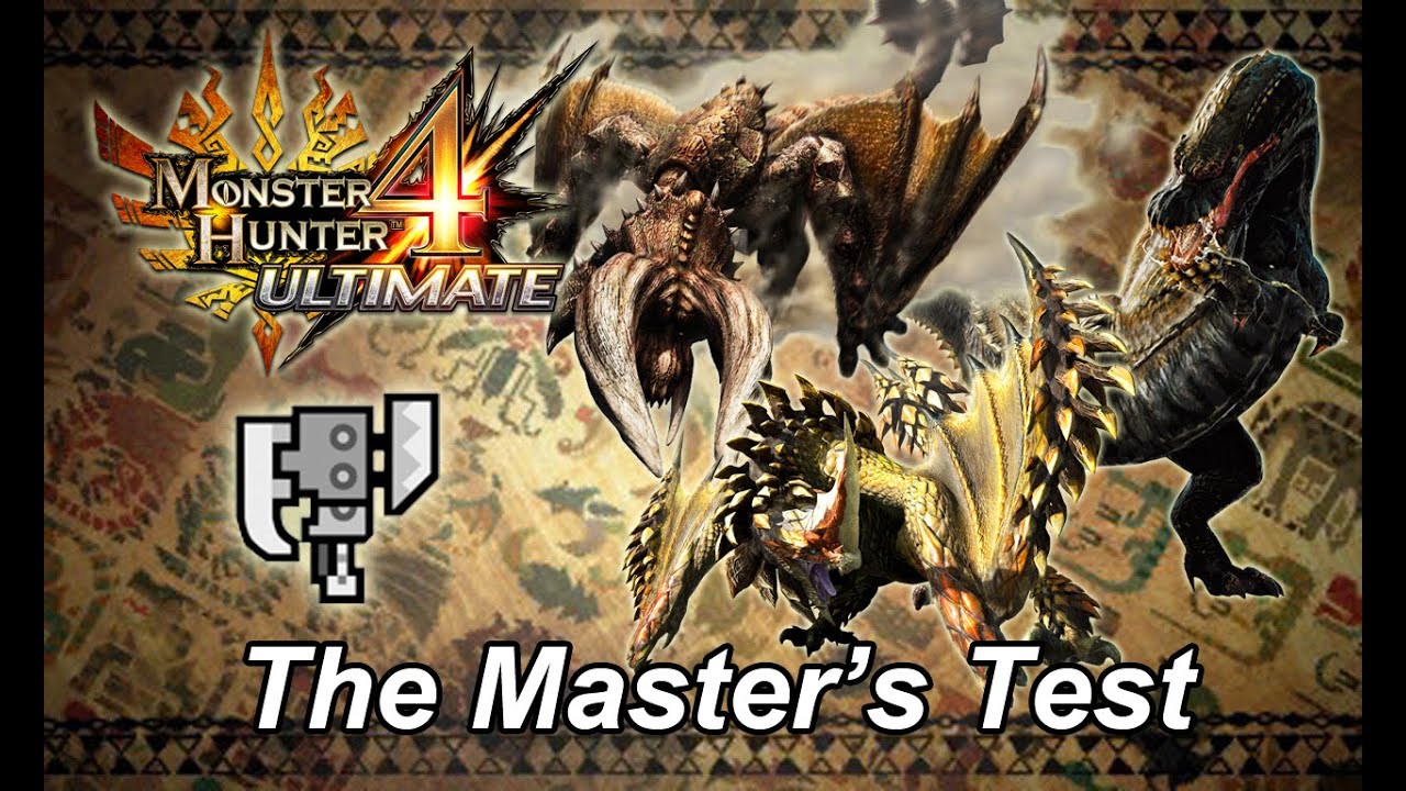 MH4U The Master's Test (Switch Axe) - 8'33''23 - YouTube