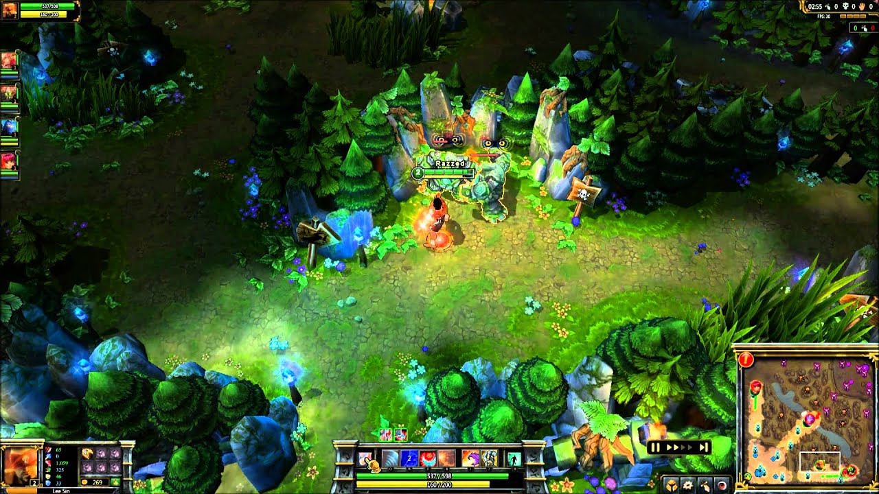 Lee Sin jungle guide - YouTube