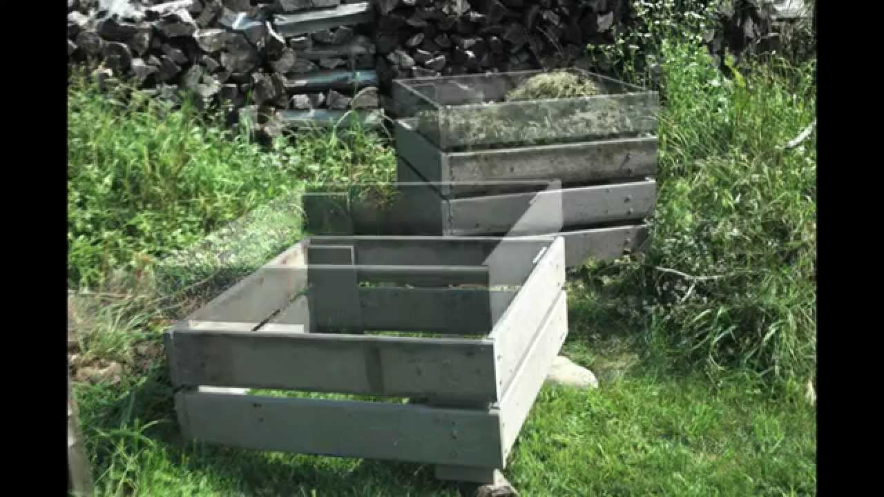 Modular Compost Bin with construction hints - YouTube
