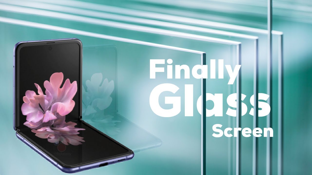 Folding phones but with a bendable glass screen !!! - YouTube