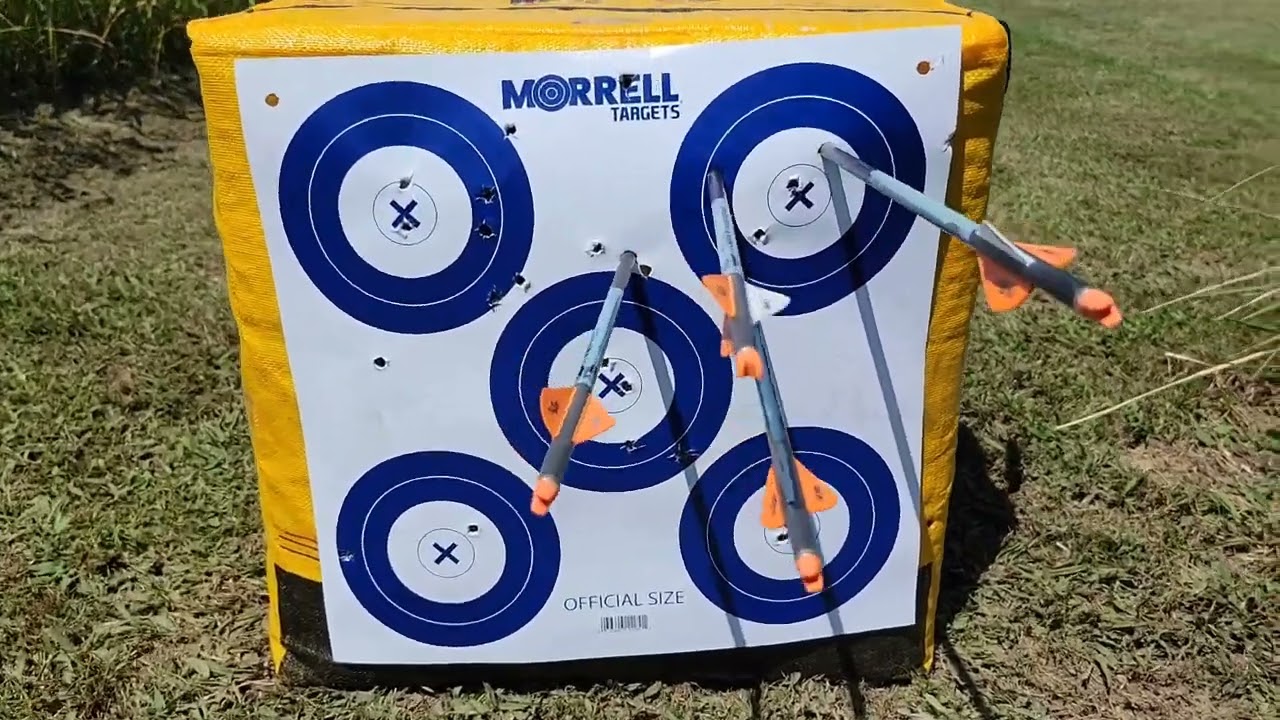 Ravin R500 Crossbow First Shots At 100 Yards YouTube