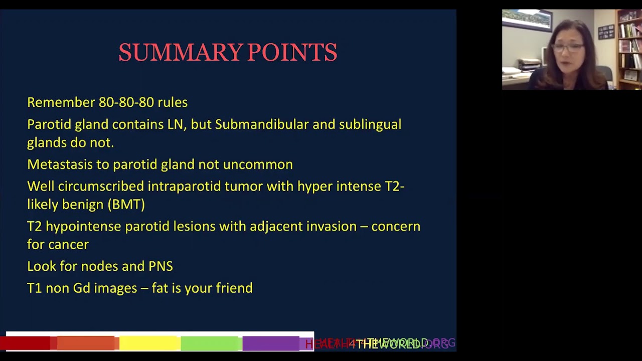 Imaging of the parotid gland Summary | Health4TheWorld Academy - YouTube