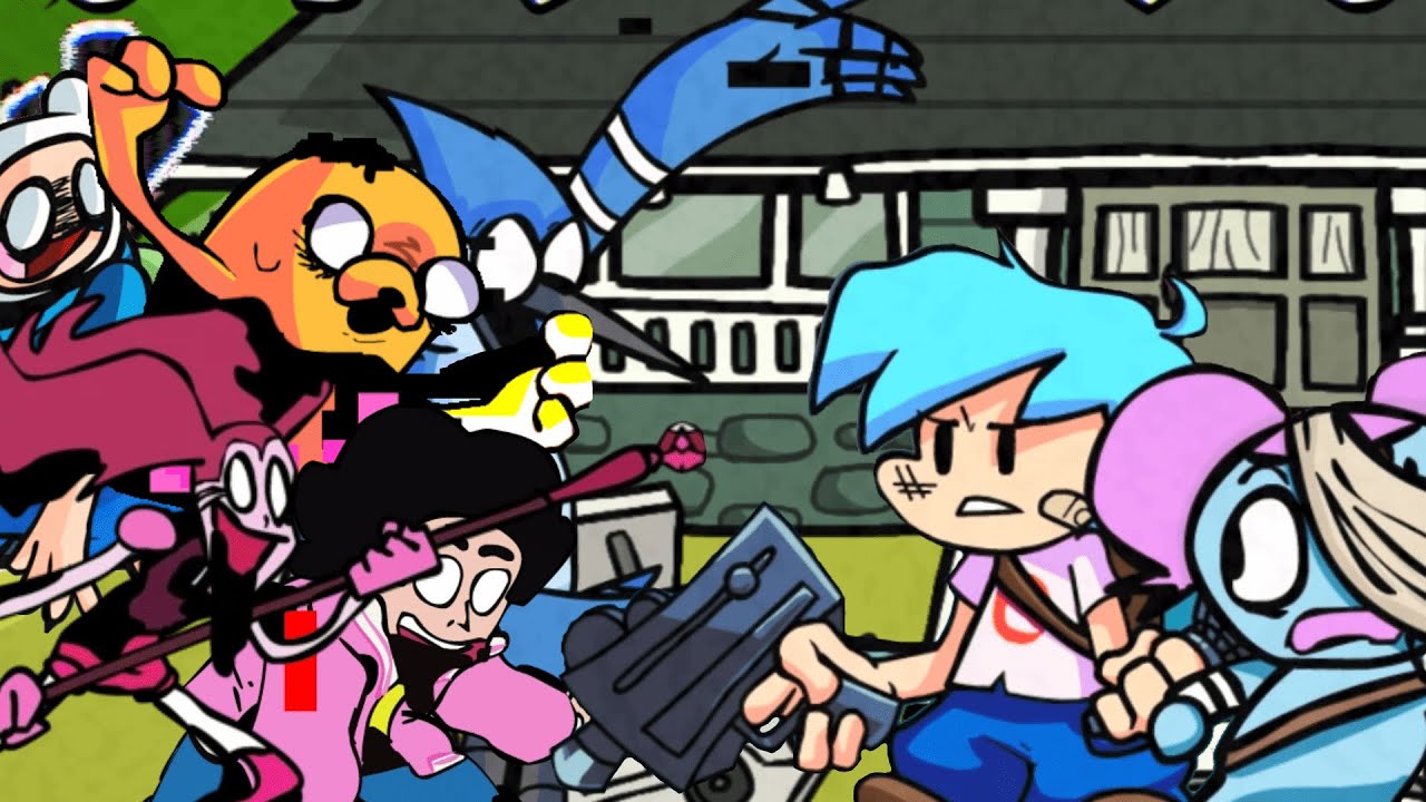 FNF: VS CORRUPTED STEVEN, FINN, JAKE with Pibby [ALL WEEKS] Friday ...