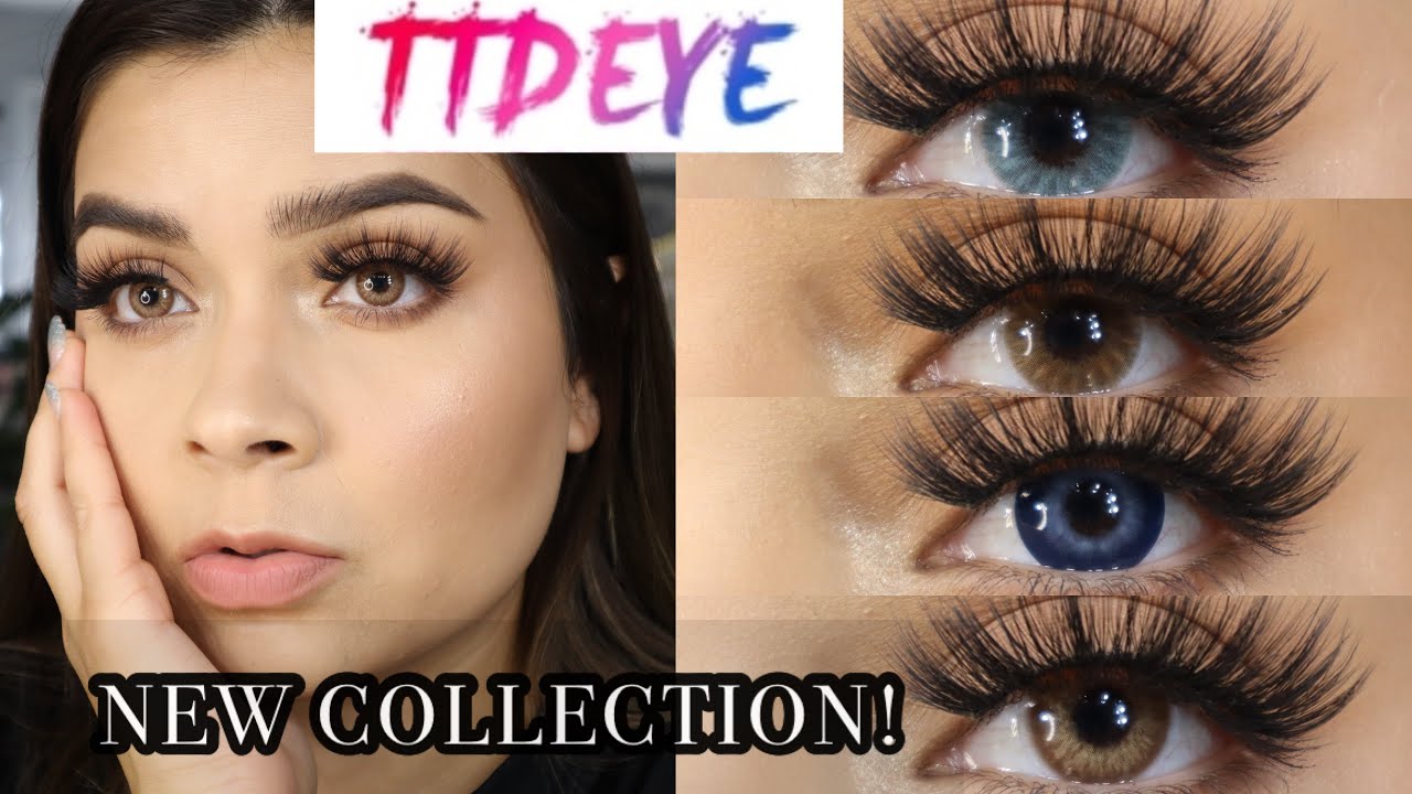 NEW! TTDEYE COLOR LENSES COLLECTION FOR 2023! *on dark brown eyes ...
