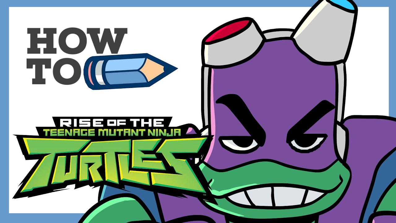 How to draw Donnie from #riseoftmnt #tmntdonnie #howtodraw - YouTube