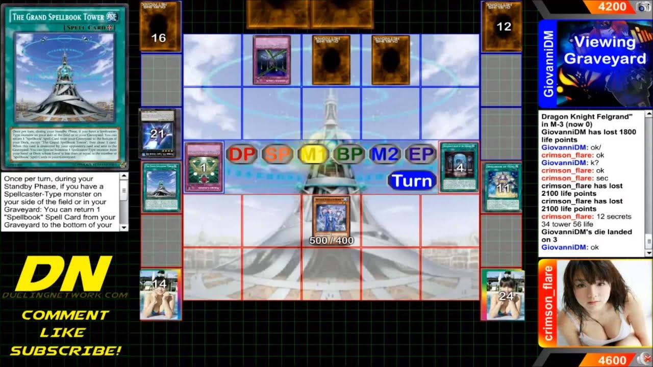 YUGIOH DUEL - Top Ranked Match - crimson_flare (Spellbook) vs ...