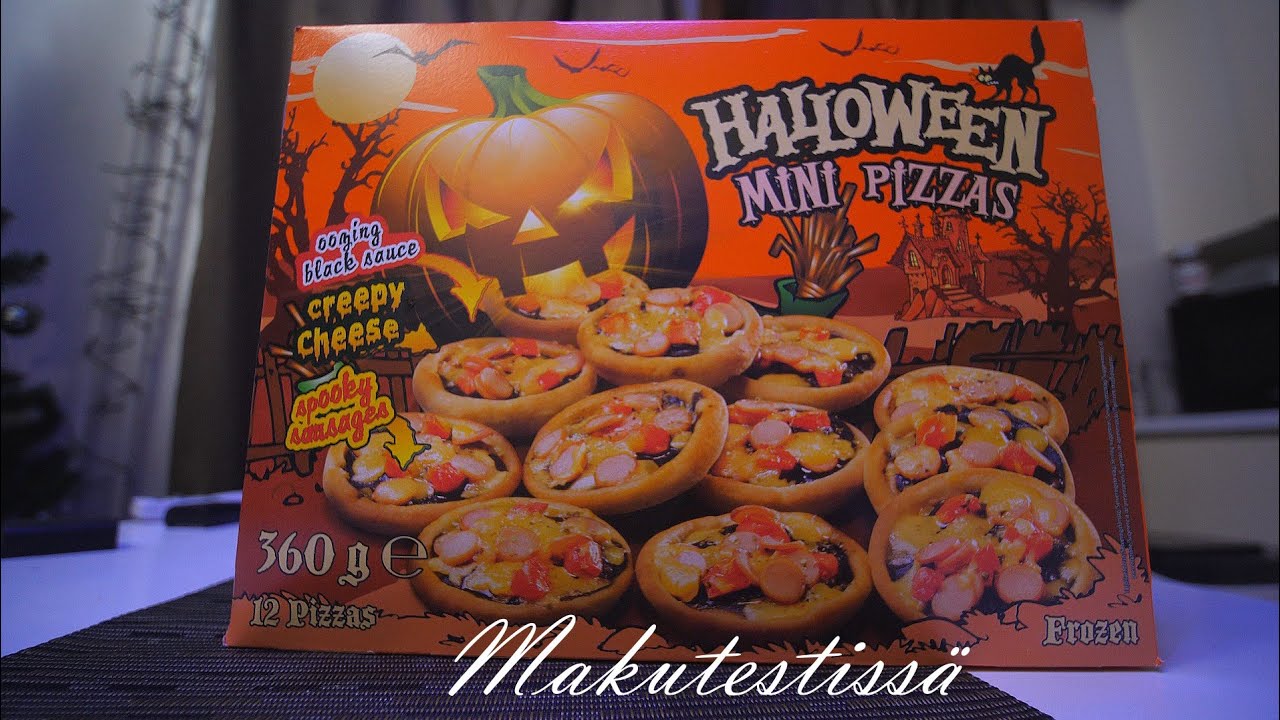 LIDL || Halloween mini pizzas - YouTube