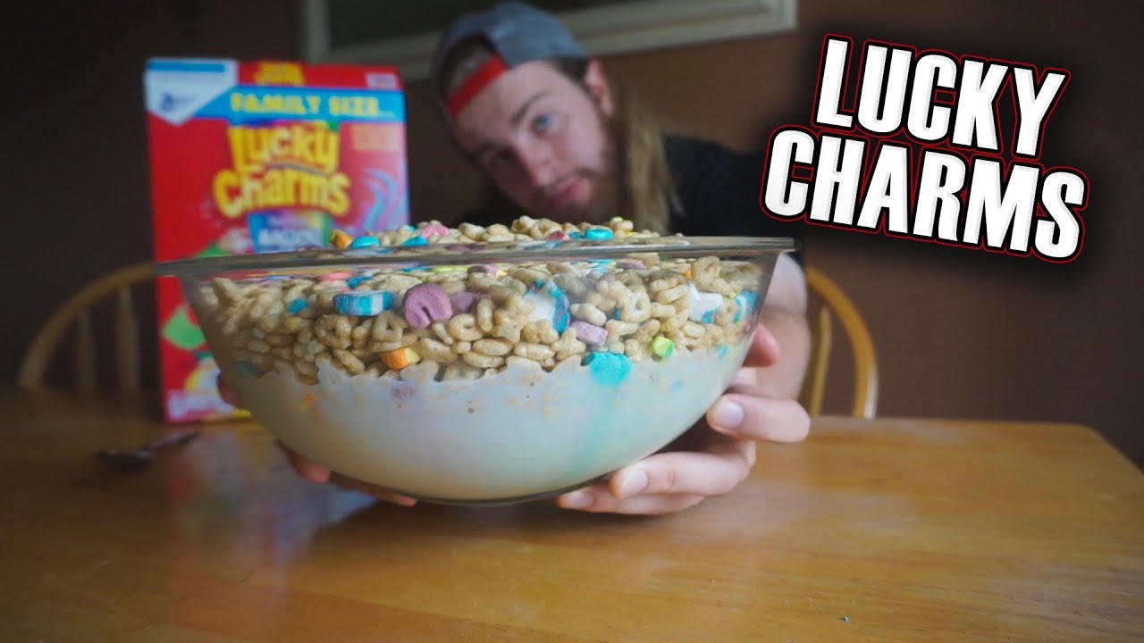 GIANT Lucky Charms Cereal Bowl MUKBANG YouTube giant-lucky-charms-cereal-bowl-mukbang-youtube