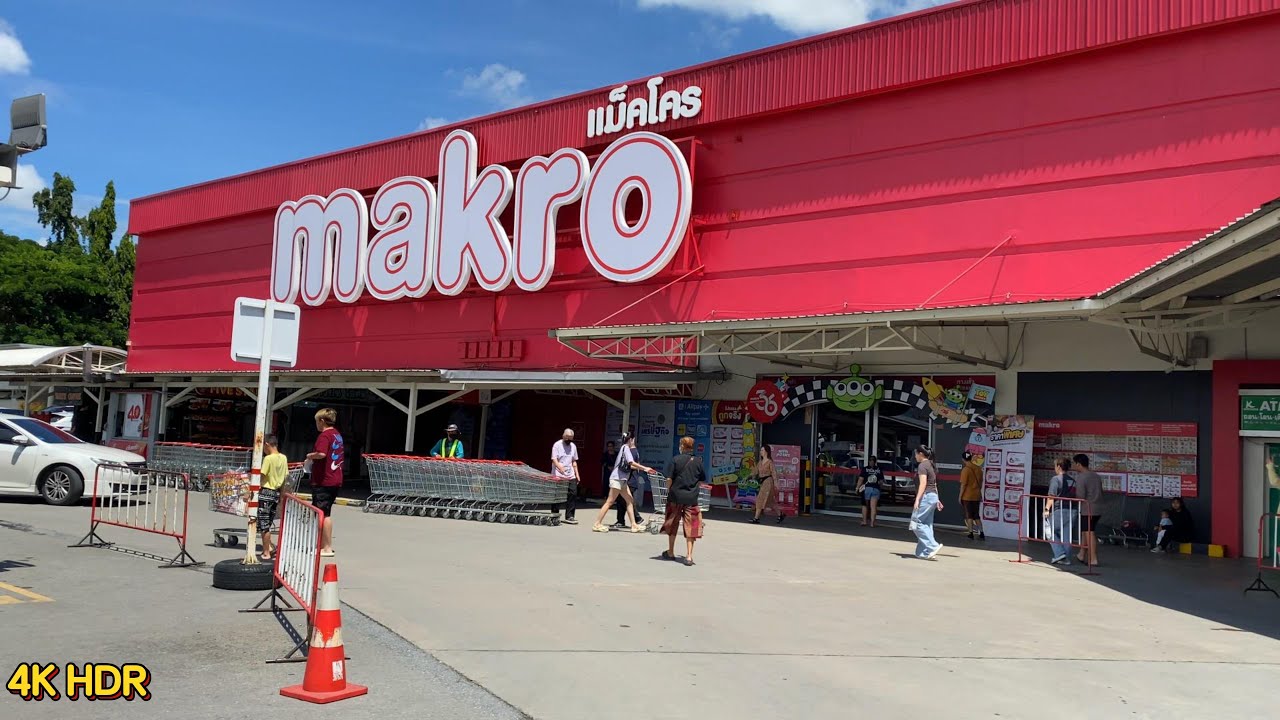 【4K HDR】Exploring Makro Supermarket in Chiang Mai |Local Shopping in ...