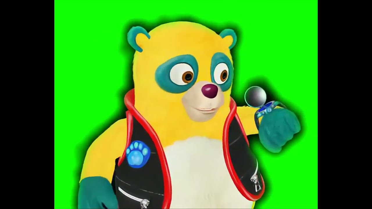Special Agent Oso Green Screen (60FPS) - YouTube