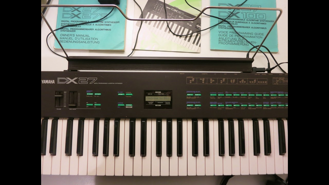 Yamaha DX27 for sale $279 free shipping (to lower 48) -SOLD!!! - YouTube