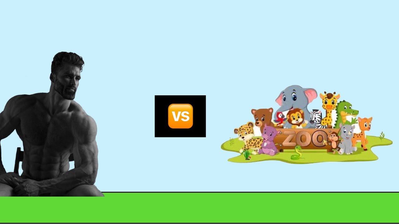 GigaChad vs. Zoo Animals #trending #viral #subscribe #subscribers # ...