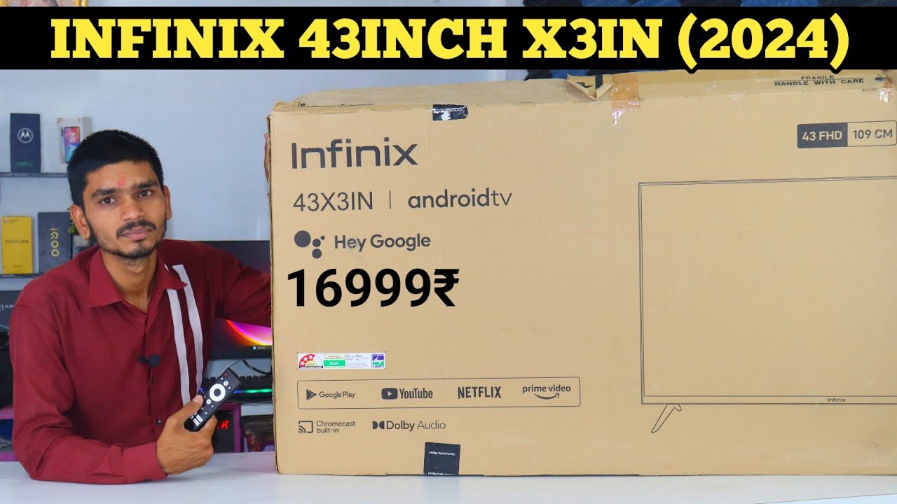 Infinix 43 Inch X3IN Android Smart TV Unboxing and Review || 43 Inch ...