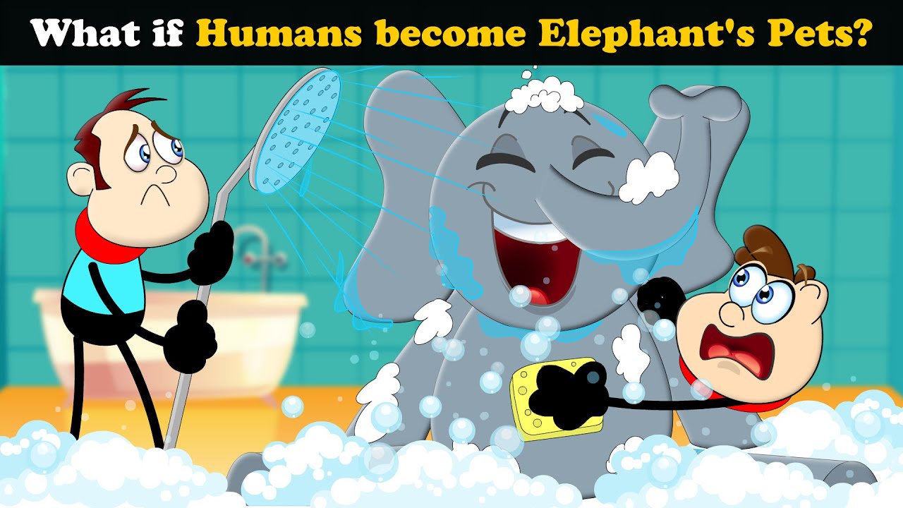 What if Humans become Elephant's Pets? + more videos | #aumsum #kids # ...