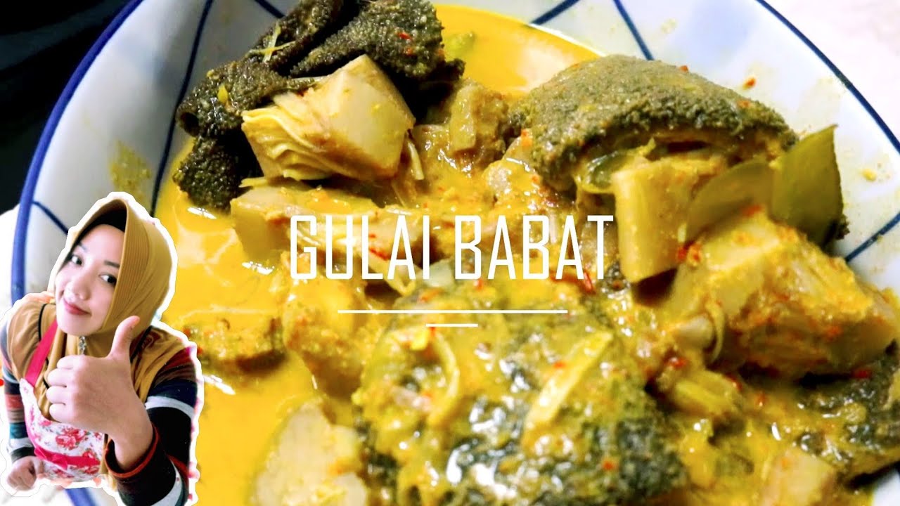 cara masak gulai babat khas padang ala dapur mama syaqeel - YouTube