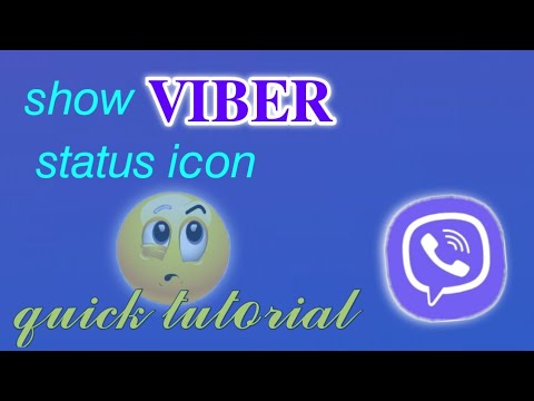 SHOW ICON VIBER STATUS ON || quick tutorial - YouTube