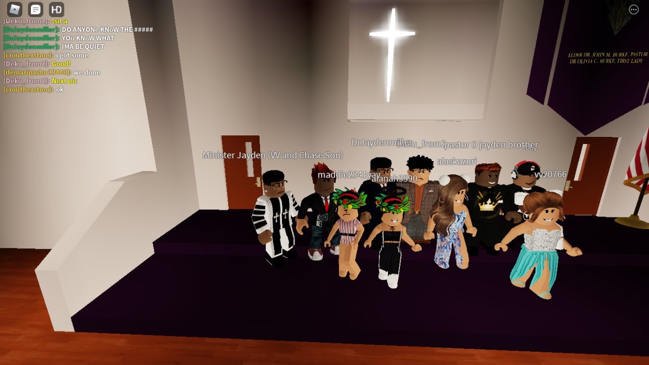 live Church from roblox featuring Pastor Tre Pastor Chase Pastor red ...