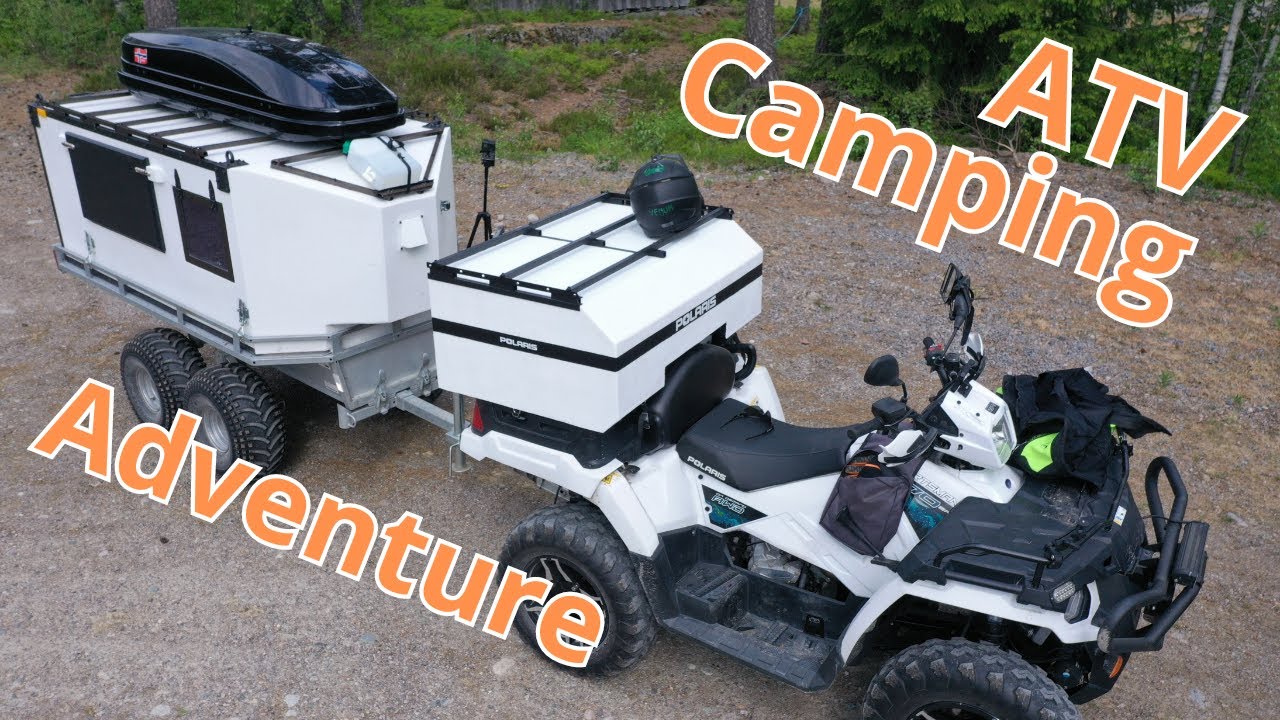Ett lite ATV Camping eventyr / A little ATV camping adventure / Polaris ...