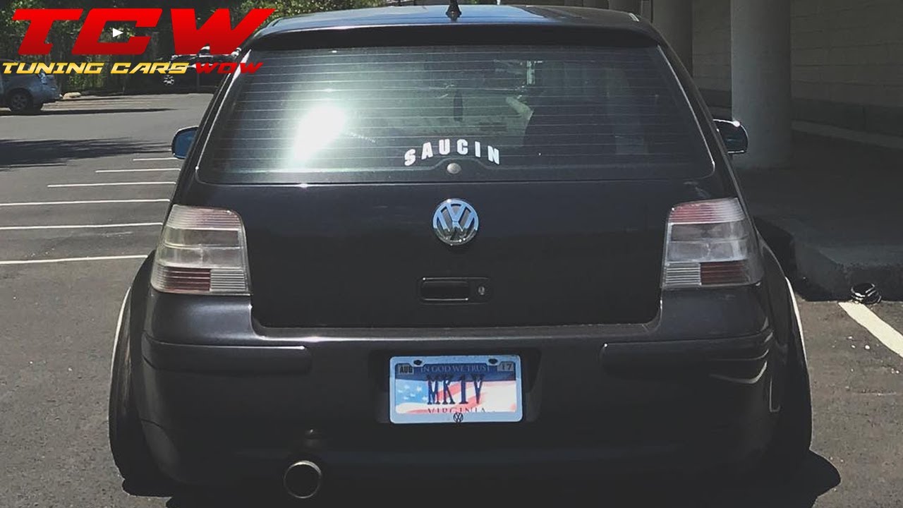 VW Golf MK4 20th Bagged on OZ Wheels Project by Harry - YouTube