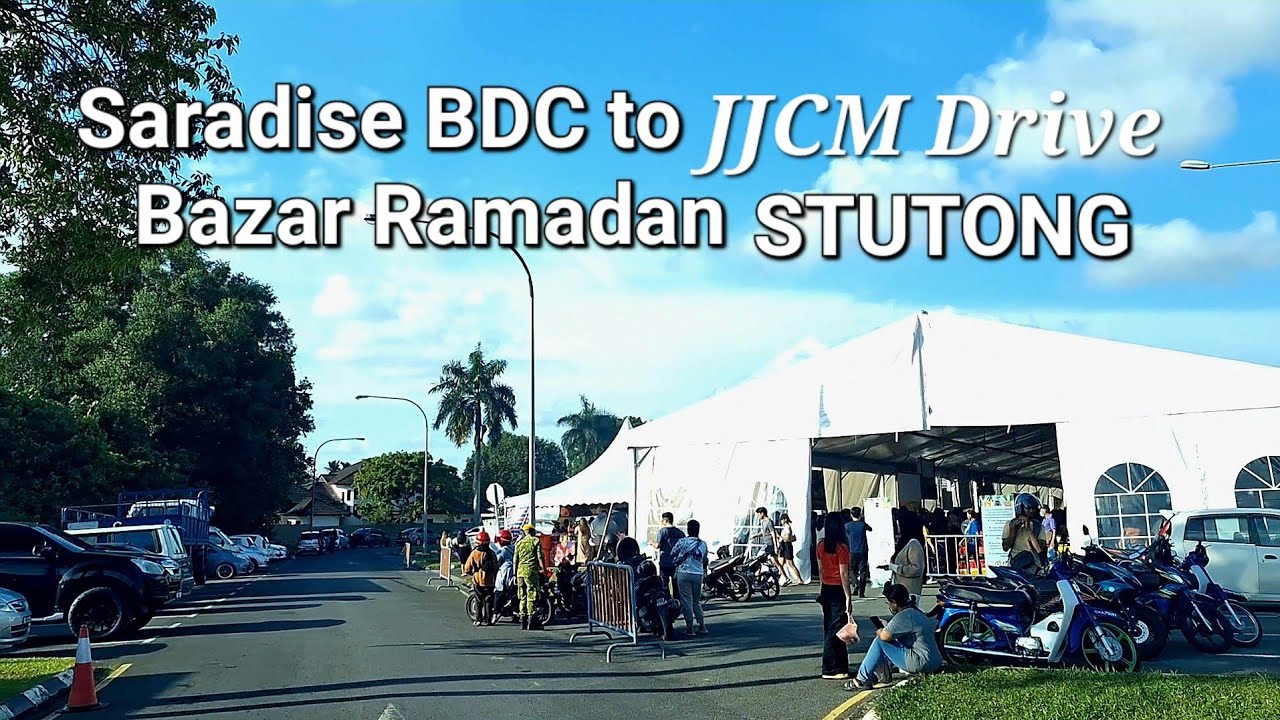 Kuching Bazar Ramadan Stutong Food Hunting drive from Saradise BDC ...