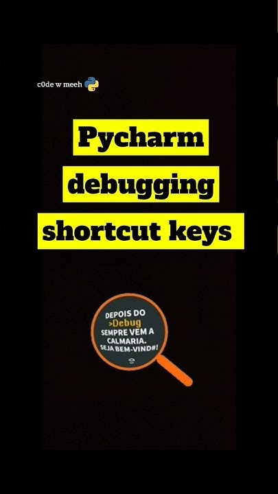 Master PyCharm Debugging shortcut keys| Boost Your Coding with Essential Shortcut Keys - YouTube