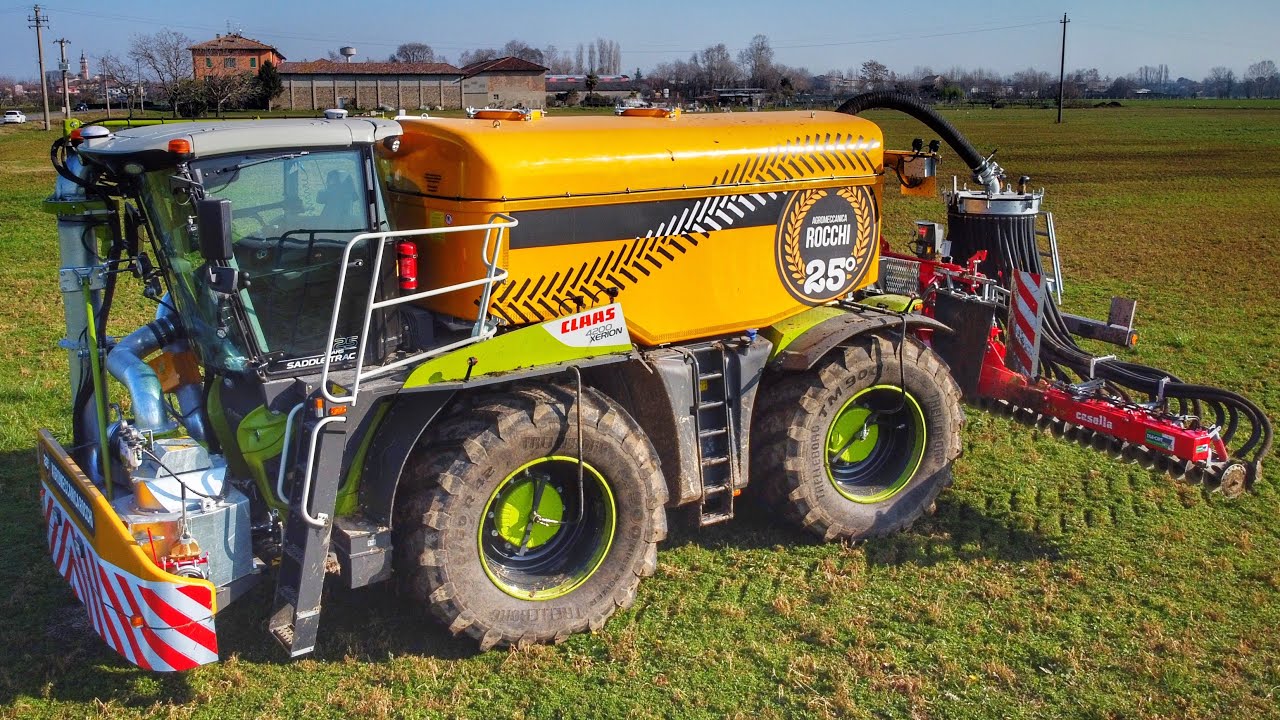 CLAAS XERION 4200 | SPECIAL EDITION 25°AGROMECCANICA ROCCHI - YouTube