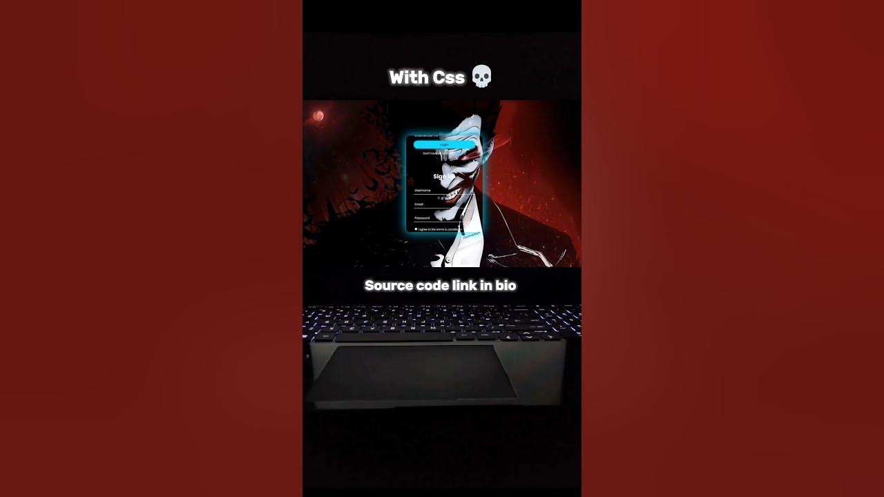 Sign Up Page📲shorts Viral Coding Coder Webdevelopment Html Javascript Codinglove Coding