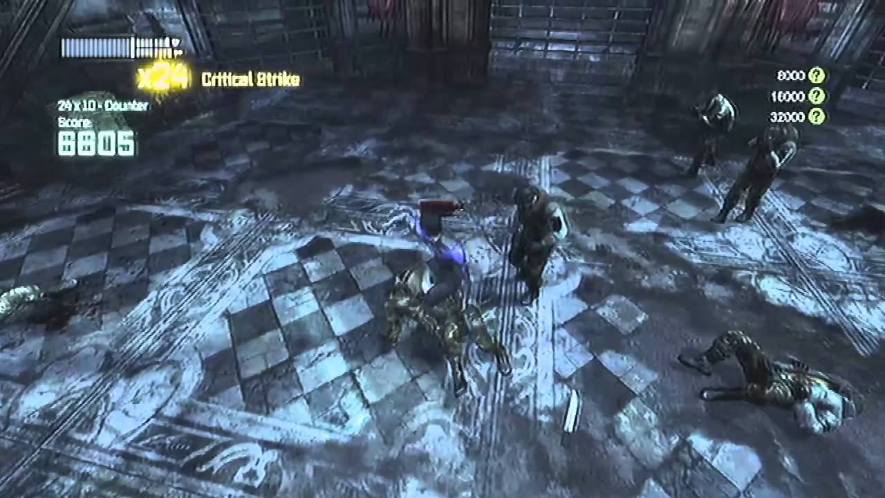 Batman Arkham City - Nightwing Challenge maps 1-2 Commentary - YouTube