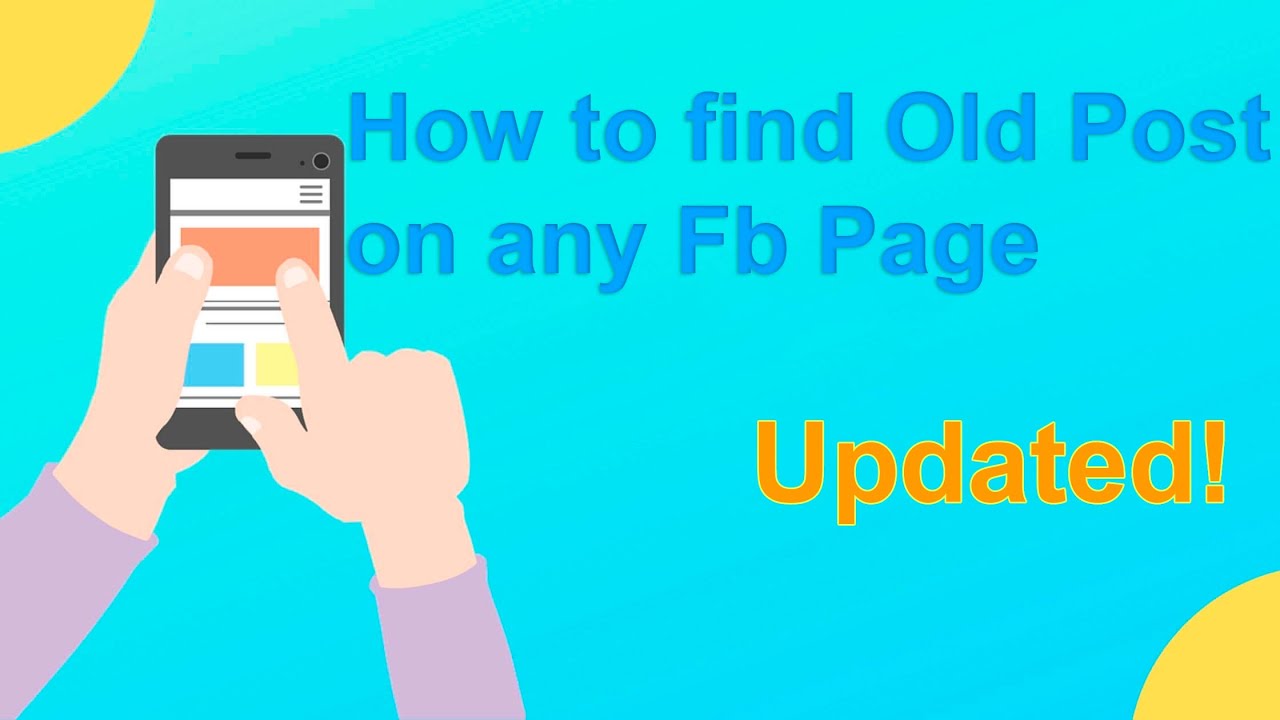 How to find Old Post on Facebook Page or any Group - YouTube