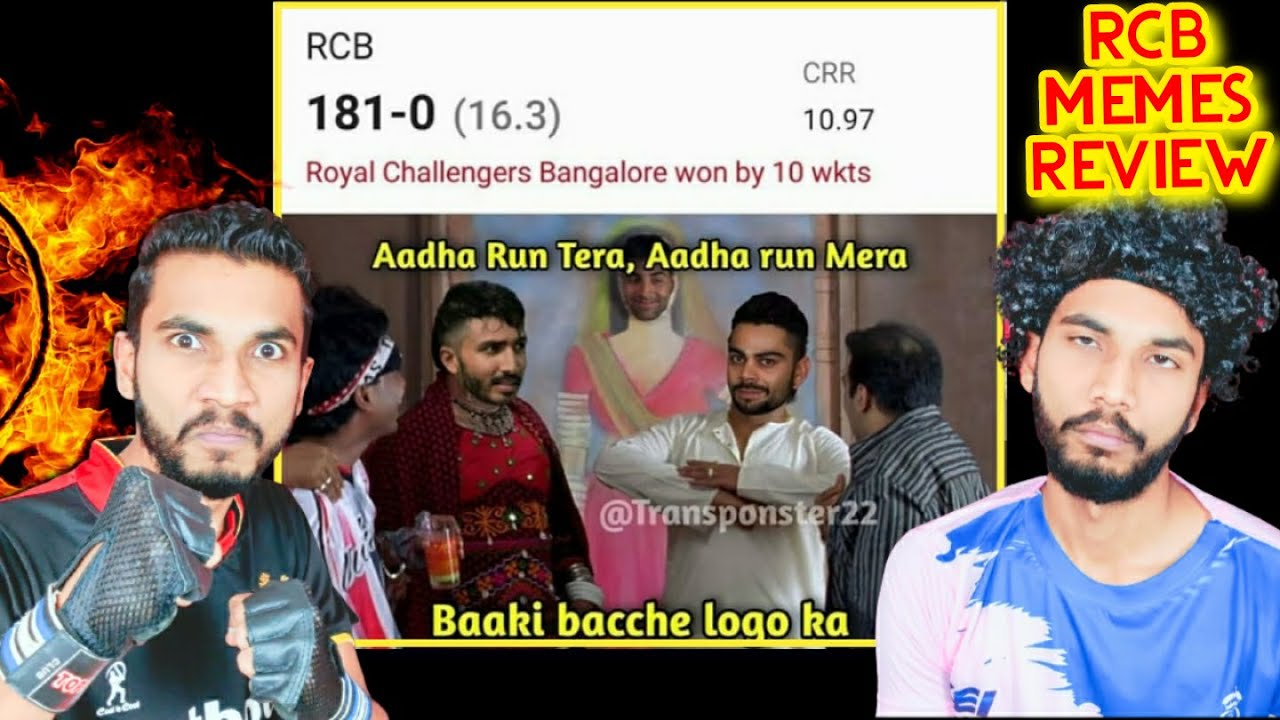 RCB VS RR MEMES REVIEW | IPL 2021 | MI VS PBKS DREAM 11 TEAM - YouTube