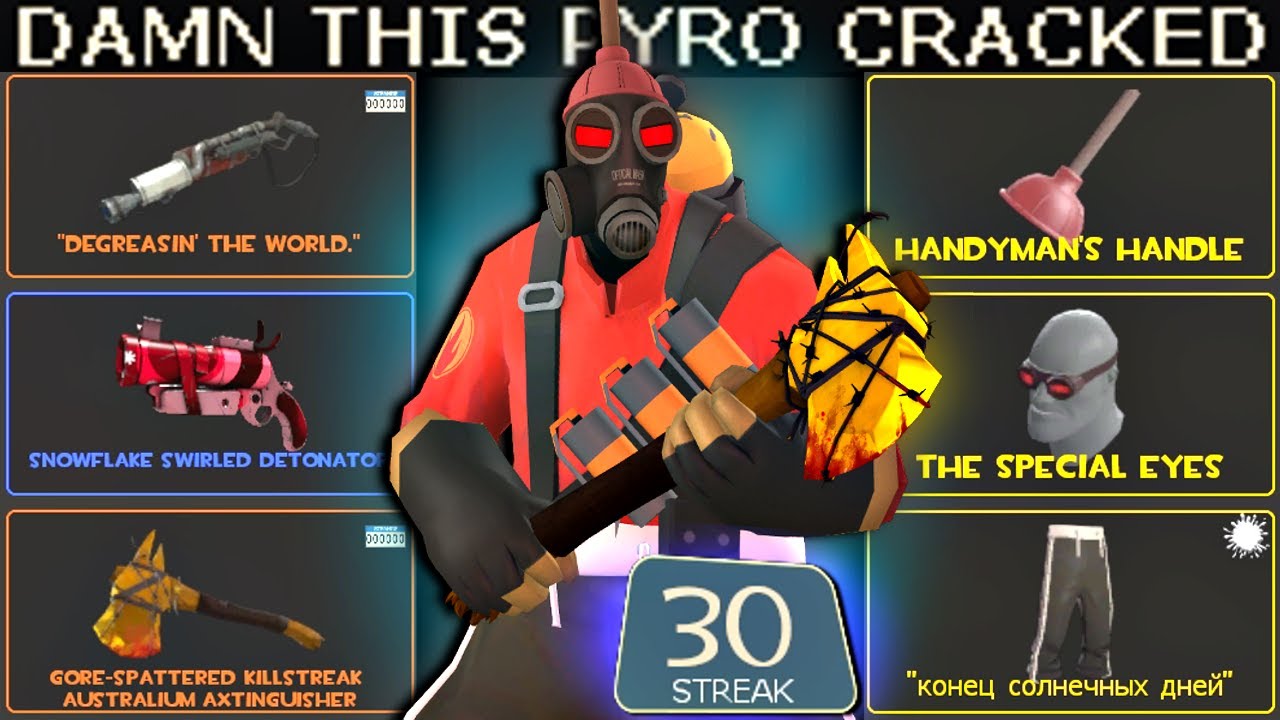 Pyro Main Frustrating People🔸10000+ Hours Experience (TF2 Gameplay ...