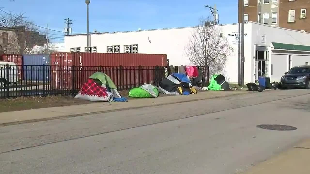 Cleveland among cities with growing downtown homeless population - YouTube