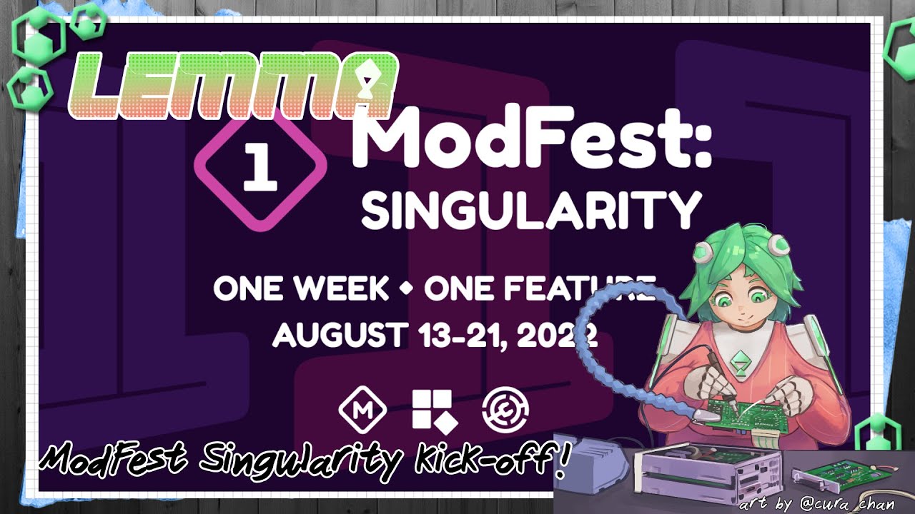 [ENVTuber VOD] 8/12/22 Kicking off ModFest: Singularity! - YouTube