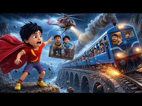 Shiva Ki Super Cycle Ne Bachayi Tez Raftar Train 🚆😱 | Shiva Vs Rudra | Shiva | शिवा 