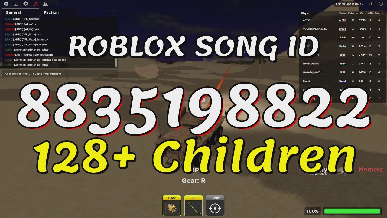 128+ Children Roblox Song IDs/Codes - YouTube